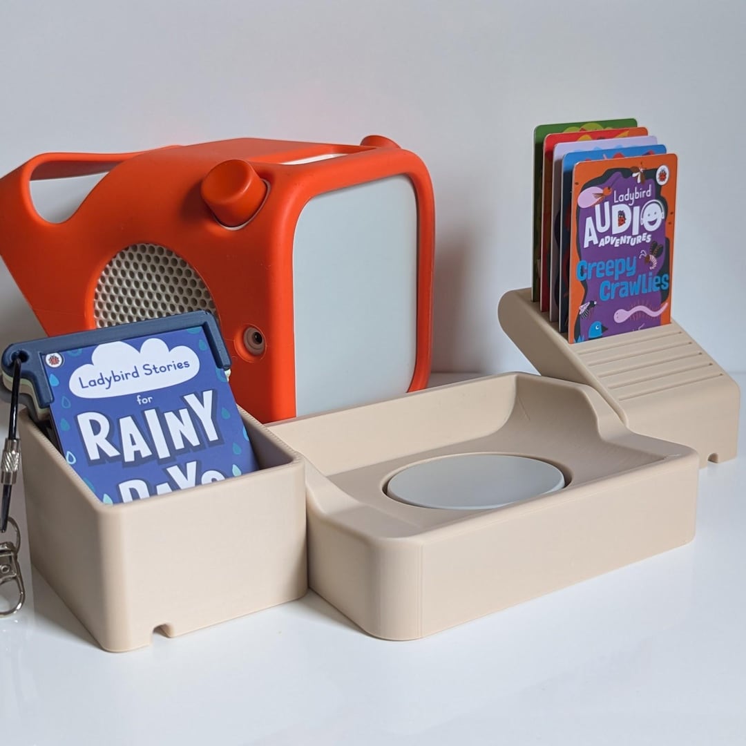 Docking Station for 3rd Gen Yoto Player: Slotted & Bucketed Card Holder ...