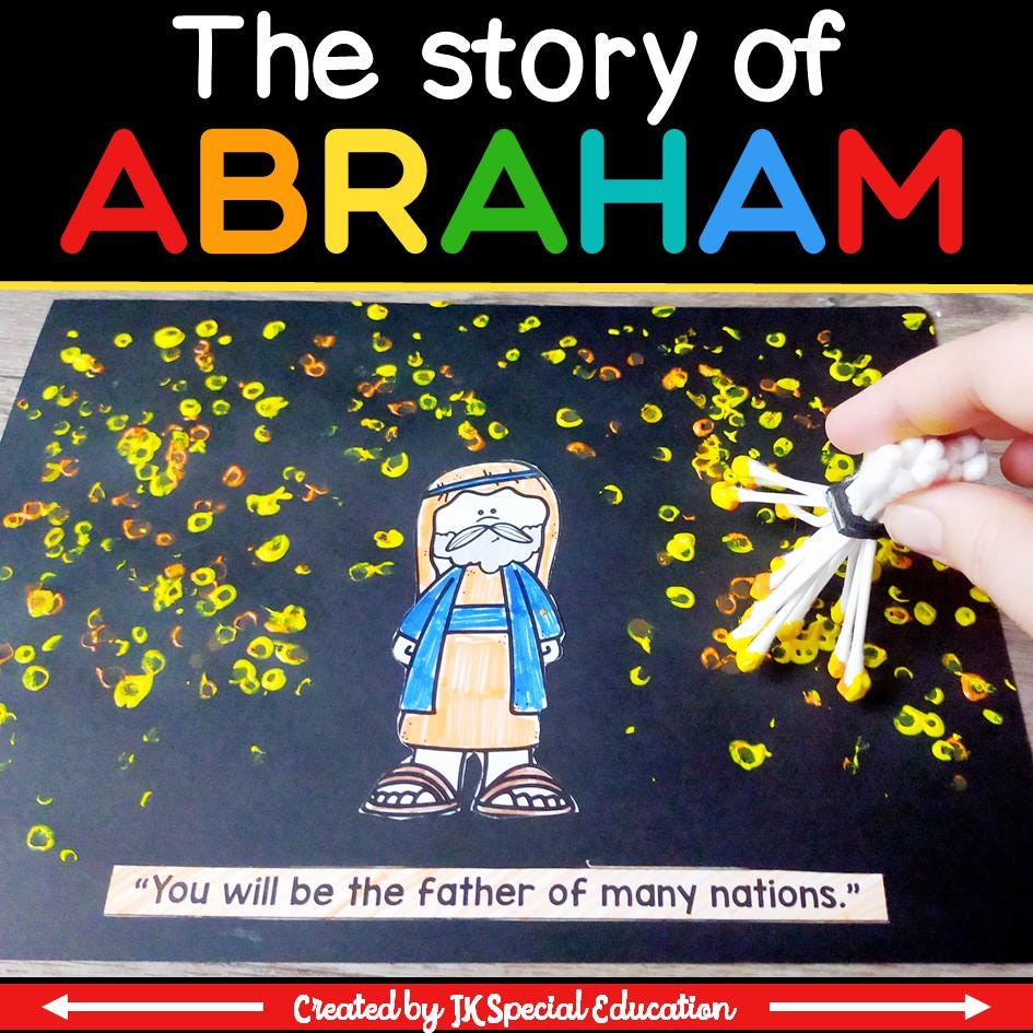 Abraham and Sarah Bible Story Craft Set Activity for Sundayschool and ...