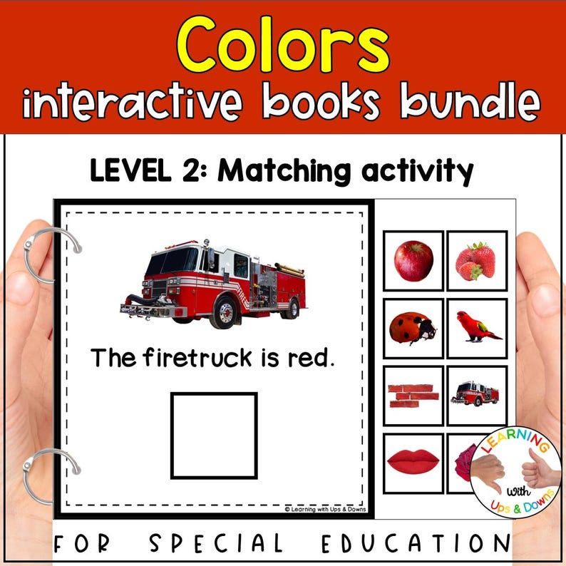 Errorless Colors Adapted Books Bundle Special Education | Learning ...