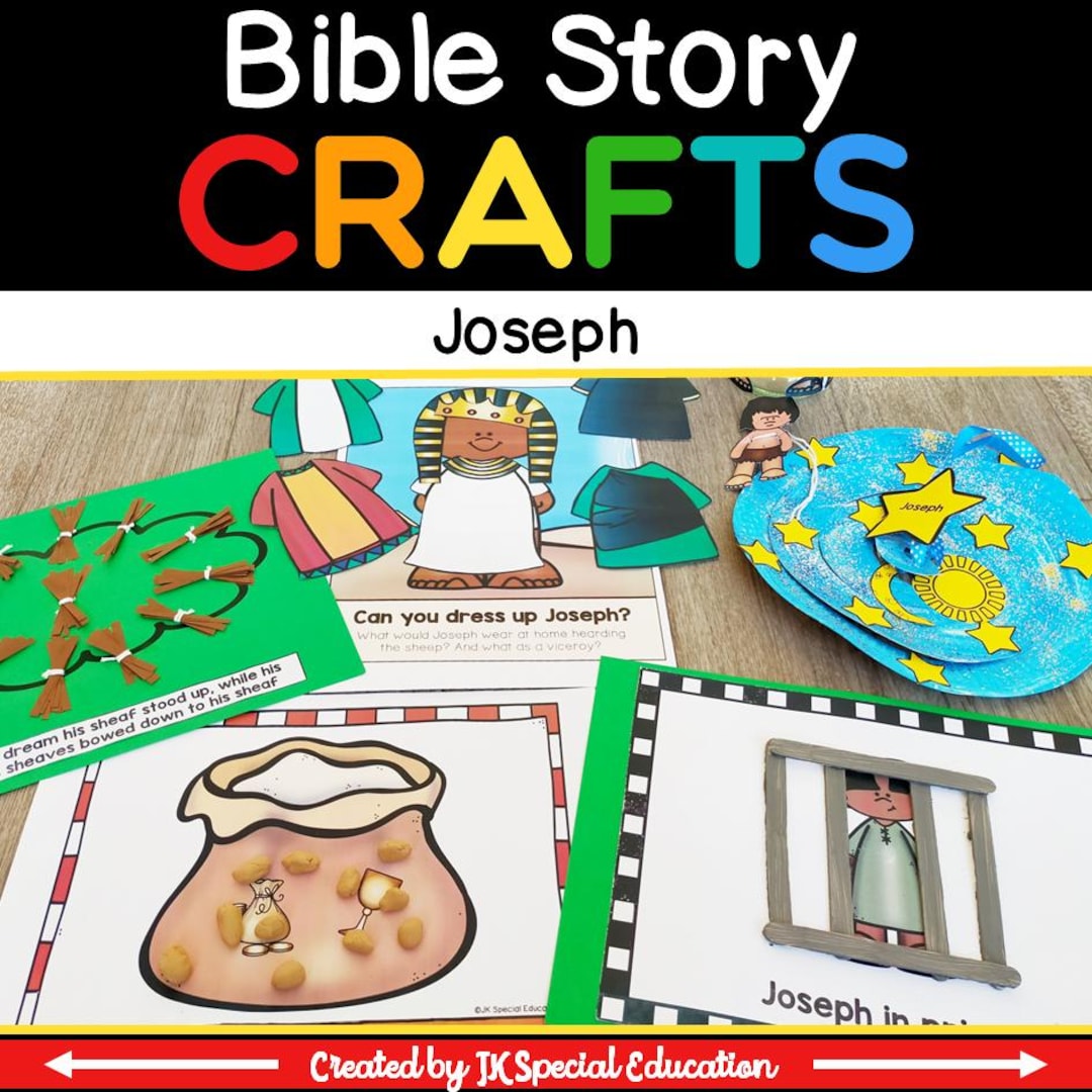 Joseph and the Coat of Many Colors Bible Story Craft Set | Josephs ...