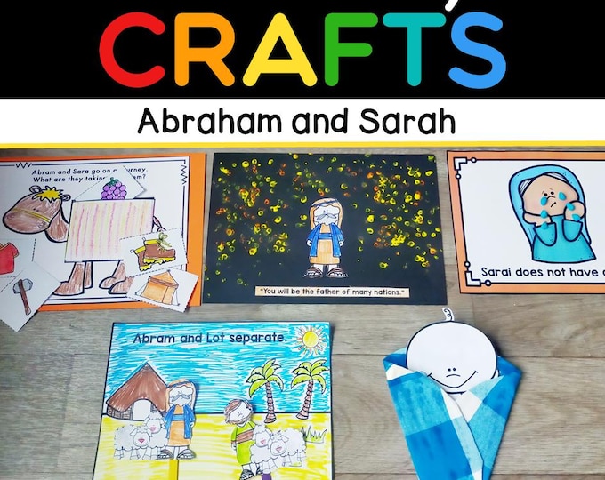 Preschool Bible Lesson About Abraham and Sarah , Printable Craft for ...