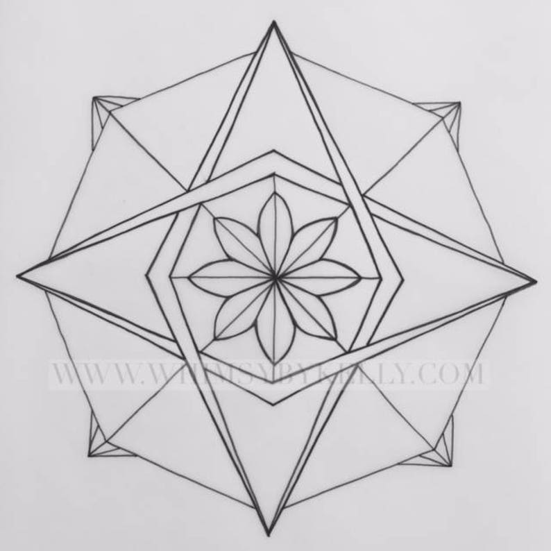 Whimsical Mandalas Coloring and Tangling Book-digital - Etsy