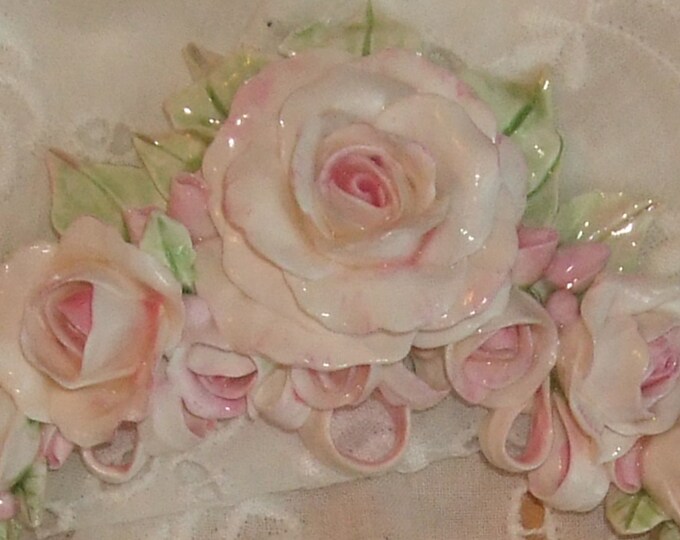 Furniture Applique Shabby Chic Pink Arched Ribbons Cottage - Etsy