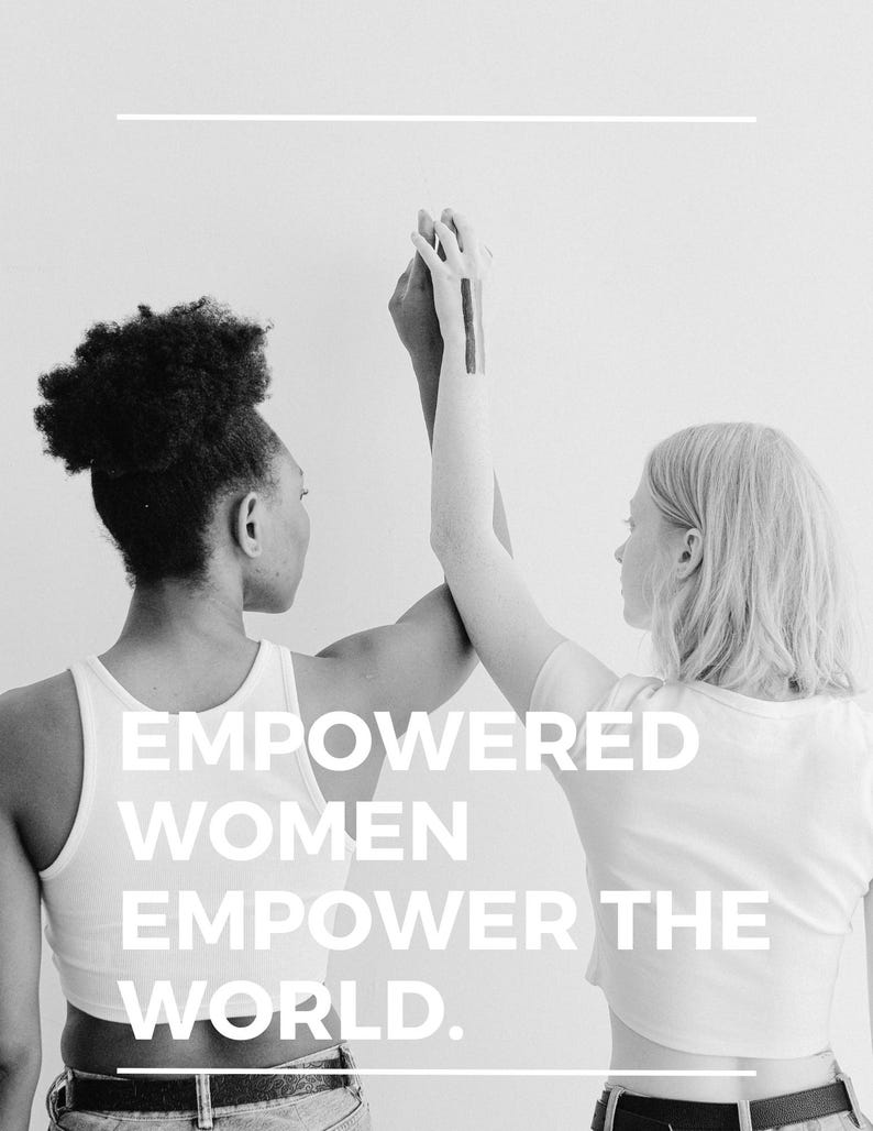 Empowered Women Empower the World. Poster - Etsy