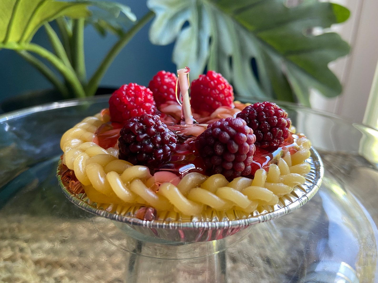 Red Ripe Raspberry Tart Candle - Etsy