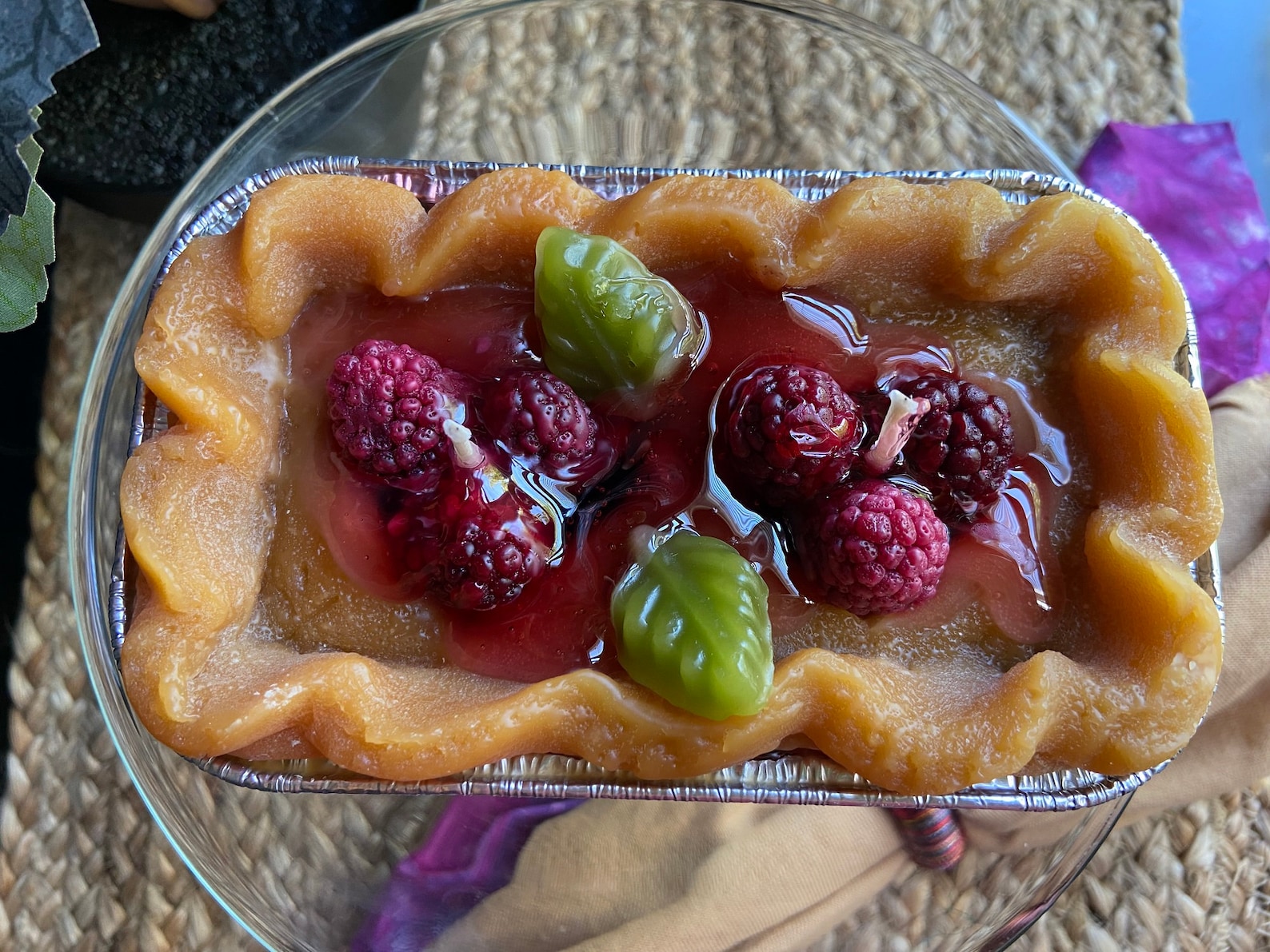 Red Ripe Raspberry Cobbler Candle - Etsy