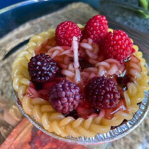Red Ripe Raspberry Tart Candle - Etsy