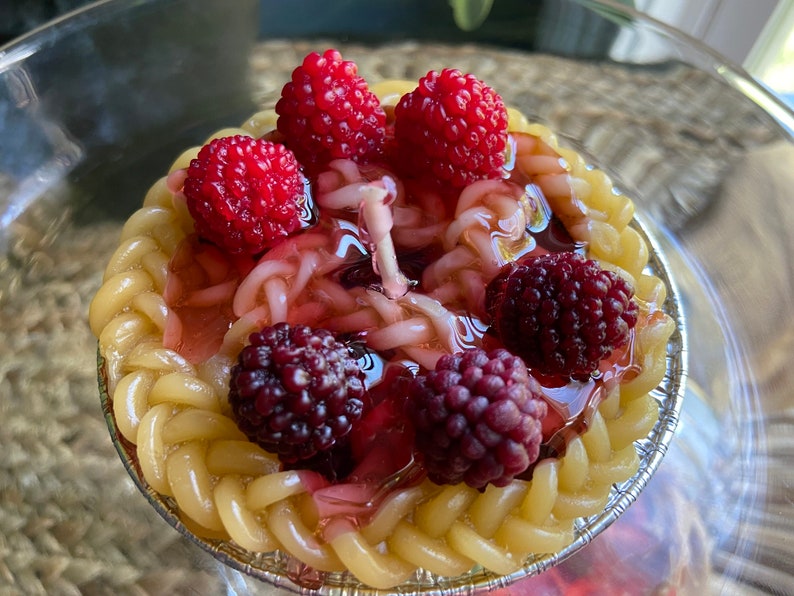 Red Ripe Raspberry Tart Candle - Etsy