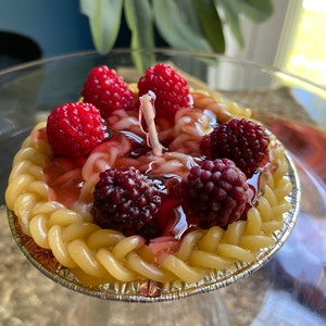 Red Ripe Raspberry Tart Candle - Etsy