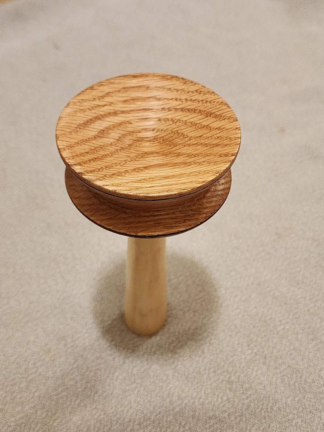 Drop Spindle - Support Lap Bowl - White Oak and Maple - Supported ...
