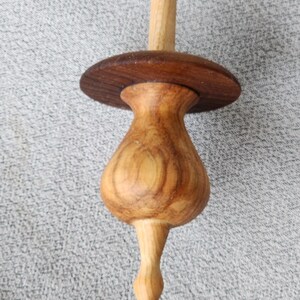 Drop Spindle Mushroom Style Support Spinning Teak and Olivewood - Etsy