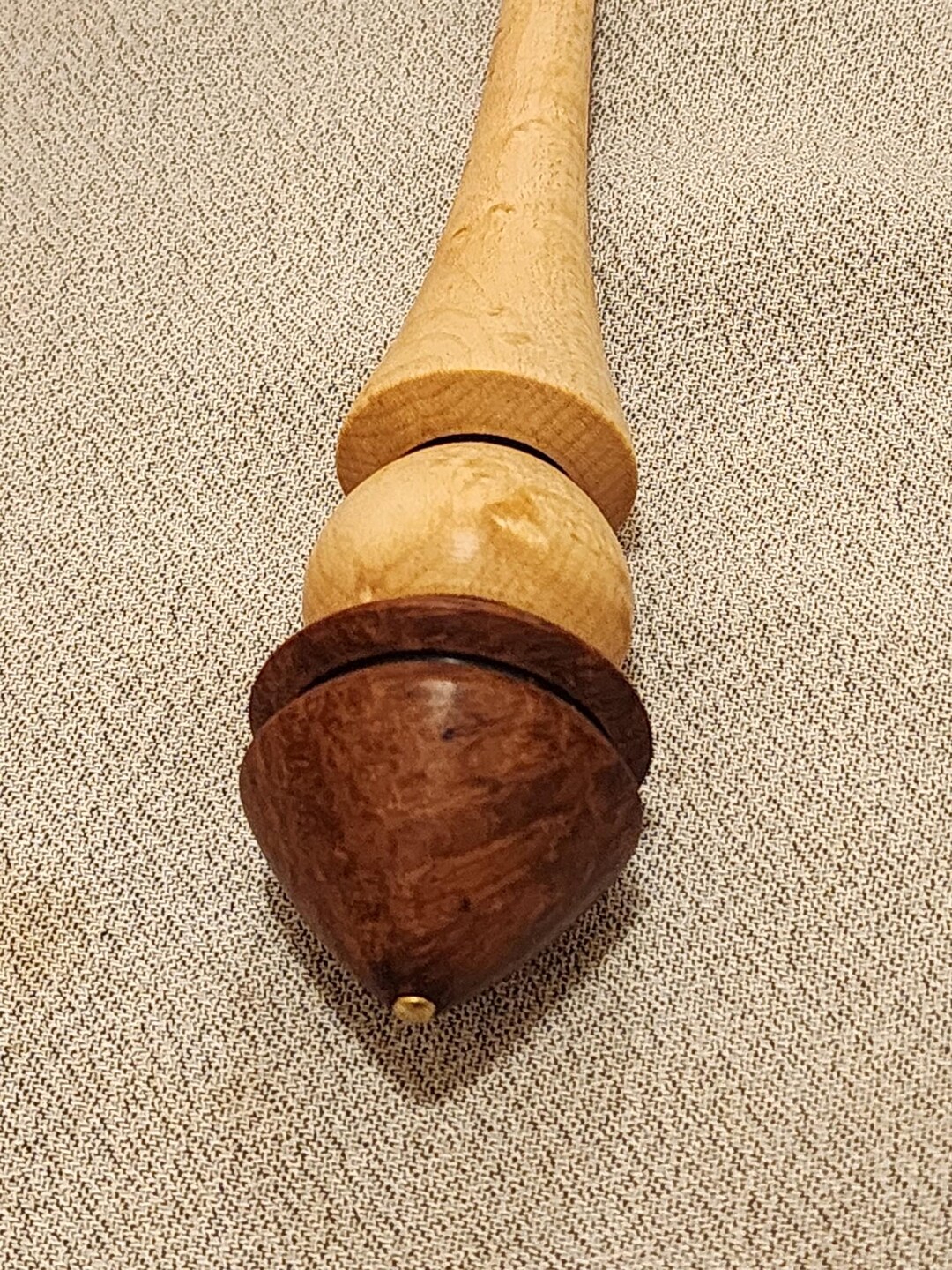 Drop Spindle Russian Drop Spindle Support Spindle Red Malie Burl and ...