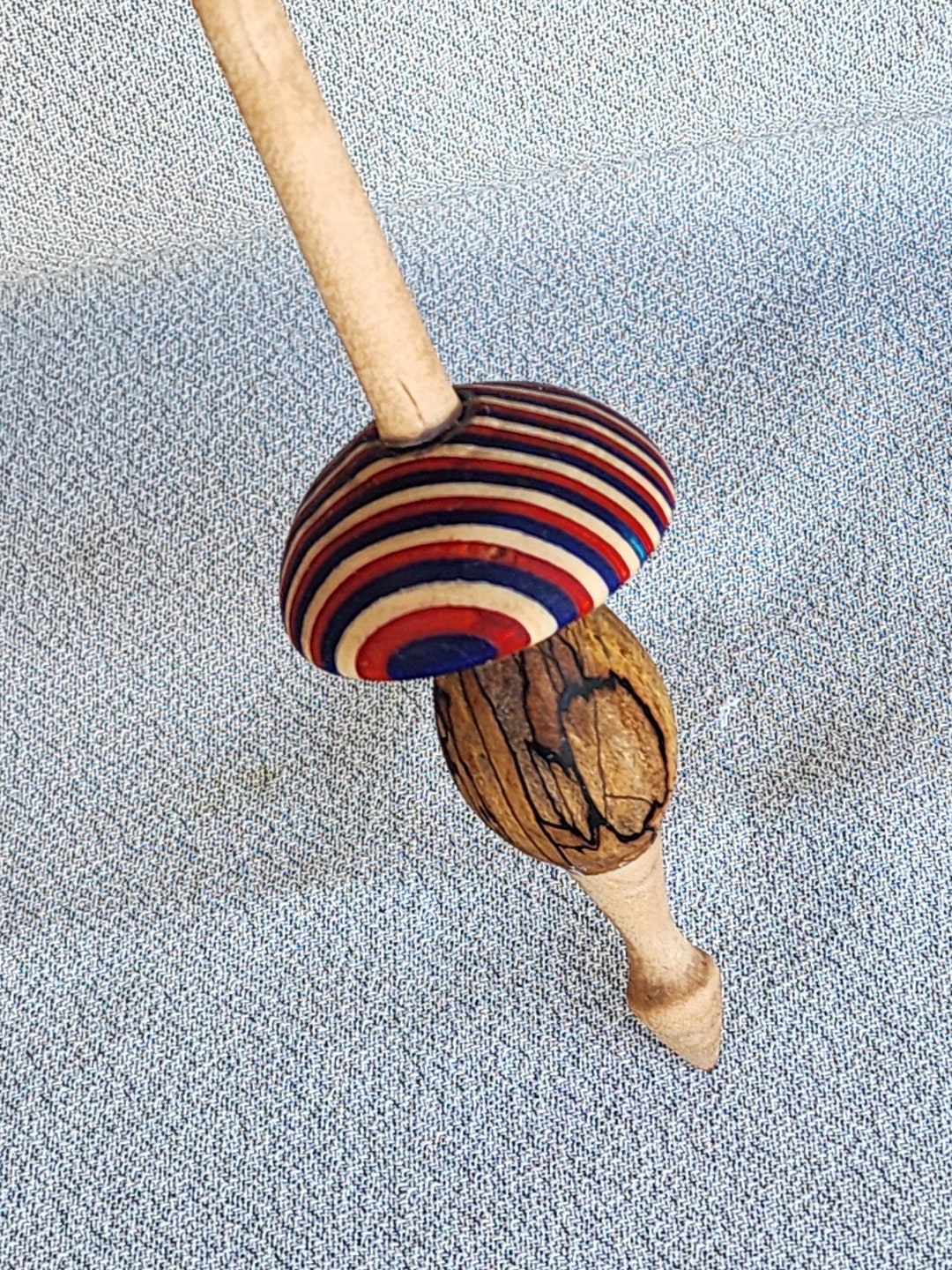 Drop Spindle Mushroom Support Spindle Spalted Maple and Colorwood - Etsy