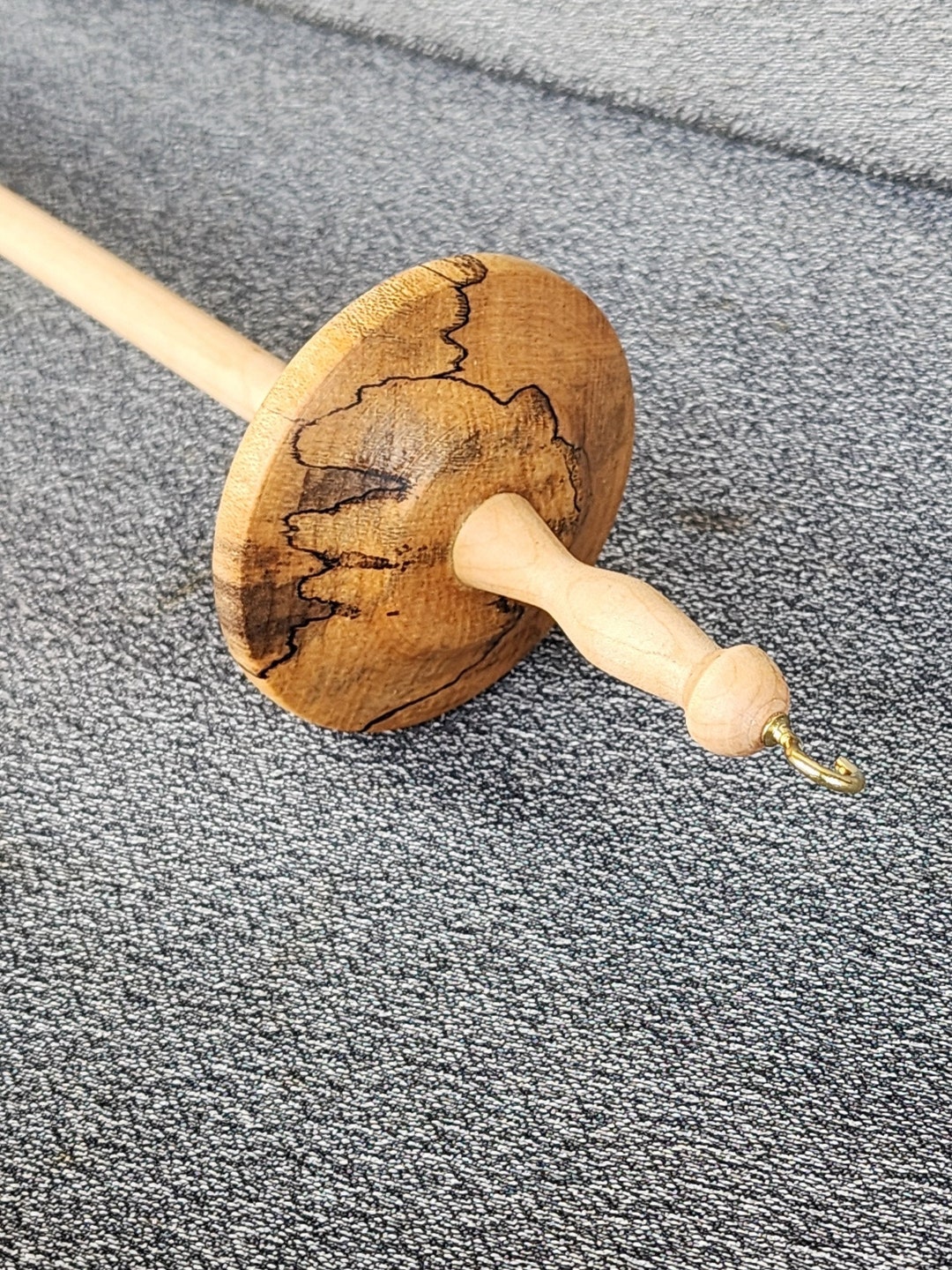 Drop Spindle Handmade Top Whorl Drop Spindle Spalted Maple and Maple Spindle - Etsy