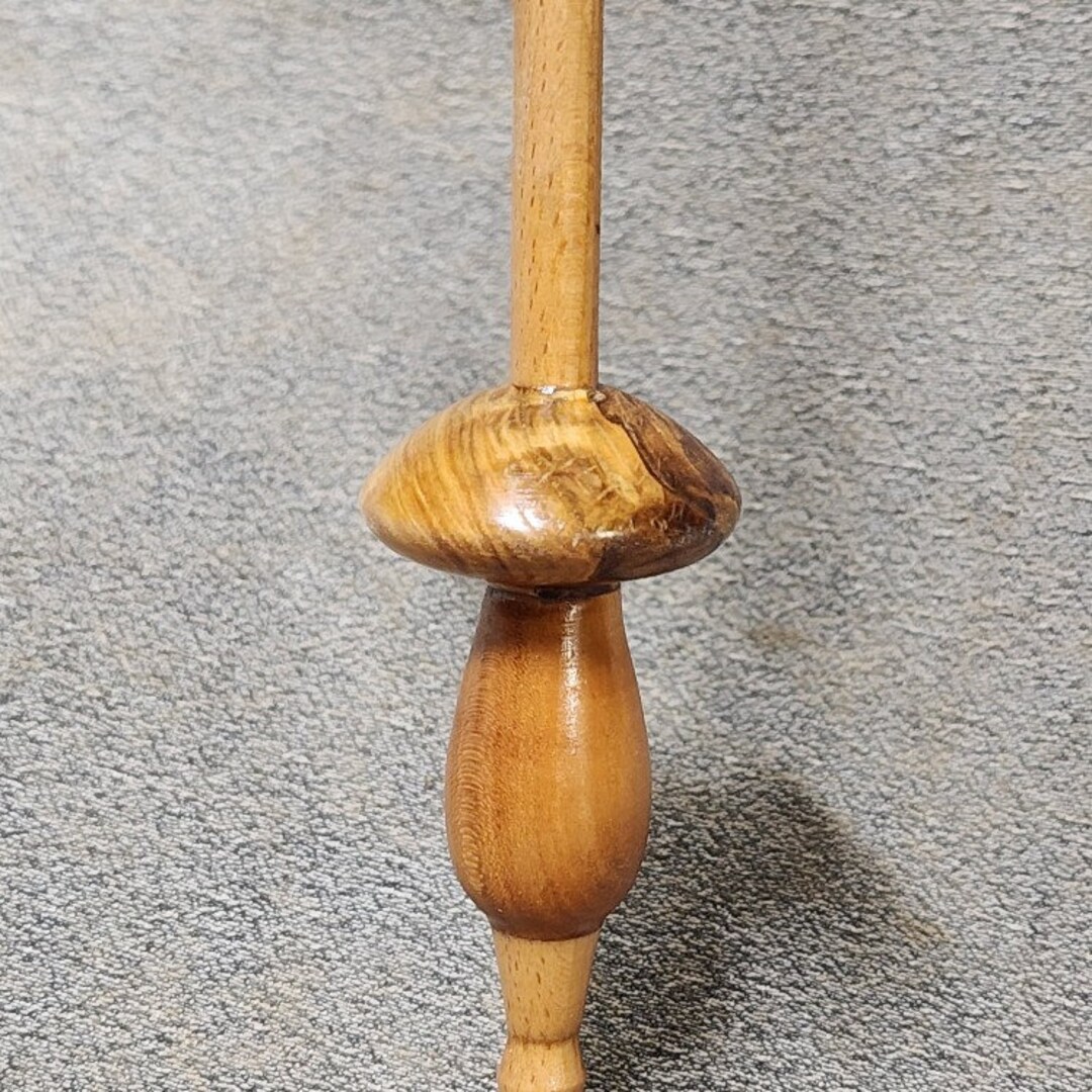 Drop Spindle Mushroom Support Spinning Box Elder and - Etsy