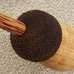 Drop Spindle Acorn Style Support Spinning Curly Maple and Walnut - Etsy