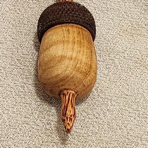 Drop Spindle Acorn Style Support Spinning Curly Maple and Walnut - Etsy