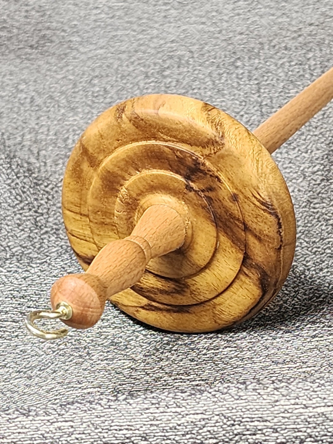 Drop Spindle Handmade Top Whorl Drop Spindle Figured Teak and Beech Spindle - Etsy