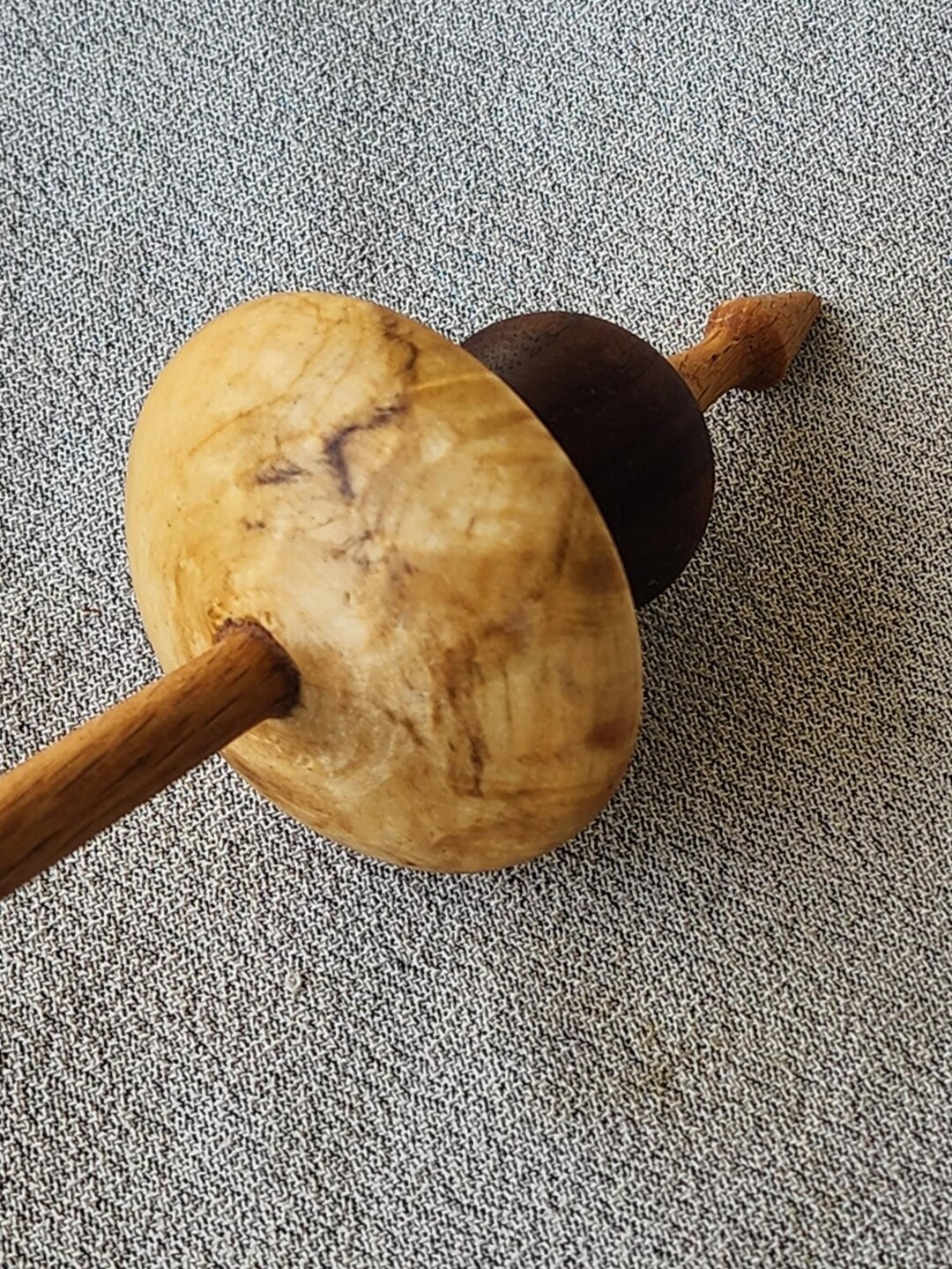 Drop Spindle Mushroom Style Support Spinning Box Elder Burl, and ...