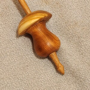 Drop Spindle Mushroom Style Support Spinning Chestnut and Oak - Etsy