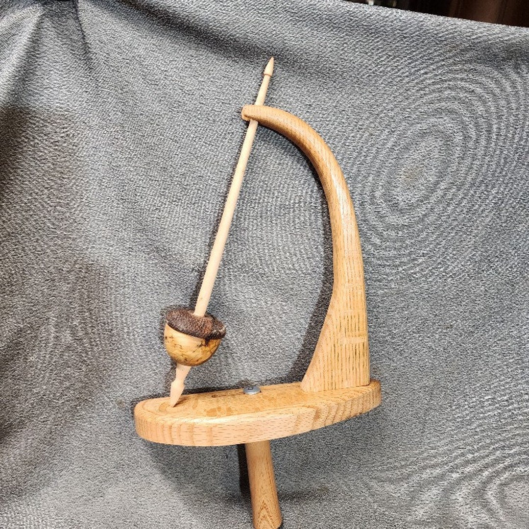 Support Spindle Stand Supported Spinning Drop Spindle Oak - Etsy
