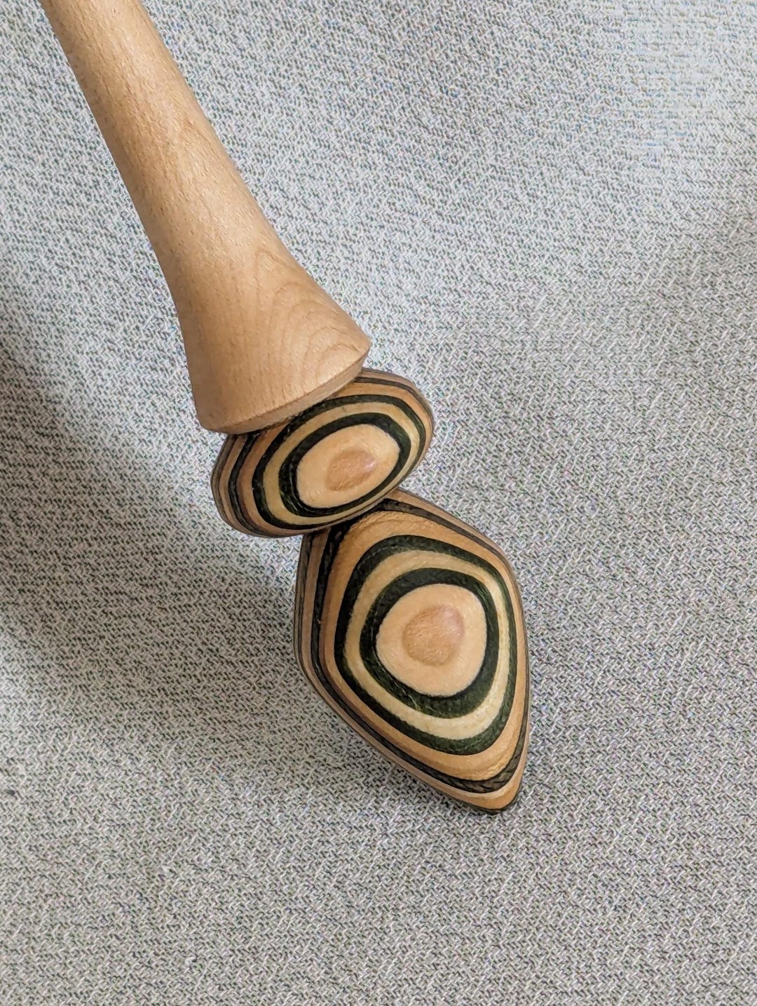 Drop Spindle - Russian Drop Spindle - Support Spindle - Colorwood and ...
