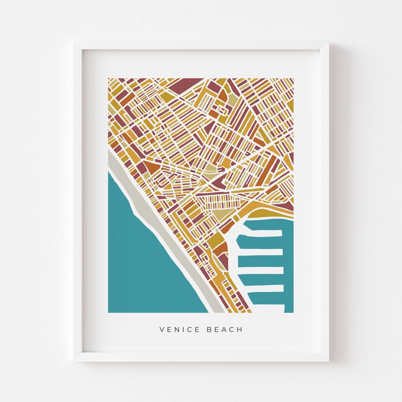 Venice Map - Etsy