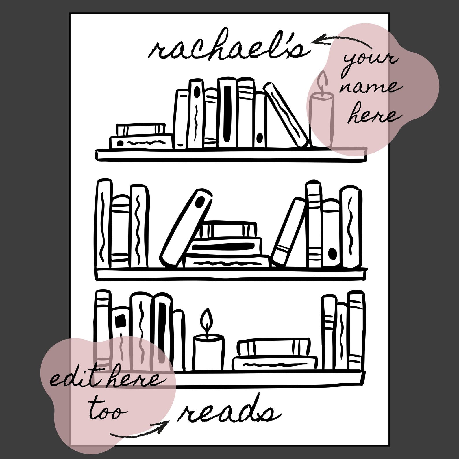 Editable Kobo Screensaver, 6" Clara Black & White Wallpaper, Ereader ...