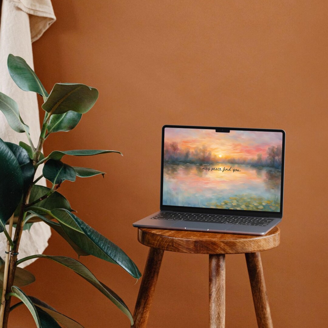 Vintage Painting Desktop Wallpaper, 100% Editable Custom Computer ...