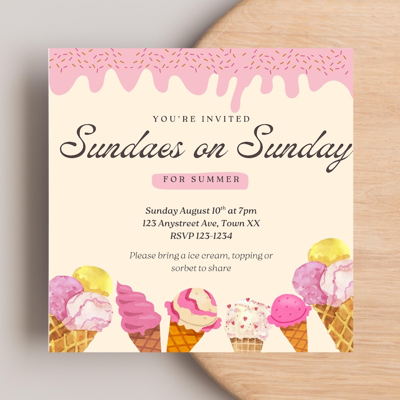 Ice Cream Sundae Cone - Etsy