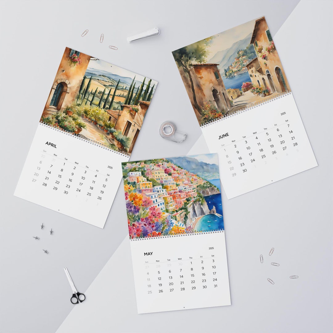 Italian Scenery 2025 Wall Calendar, Landscapes Dreamscapes, Italy ...