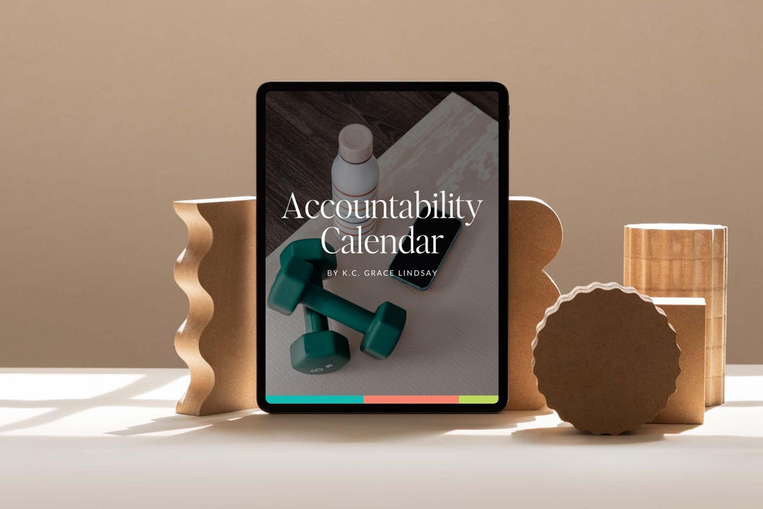 Accountability Calendar Digital Download Fitness Workouts for Women ...