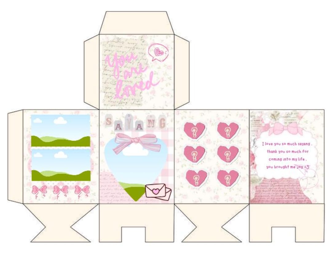 Blind Box Template - Etsy