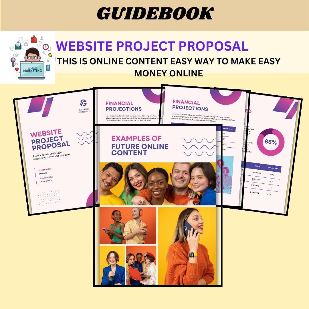 Website Project Proposal Template: Professional Guide to Winning ...