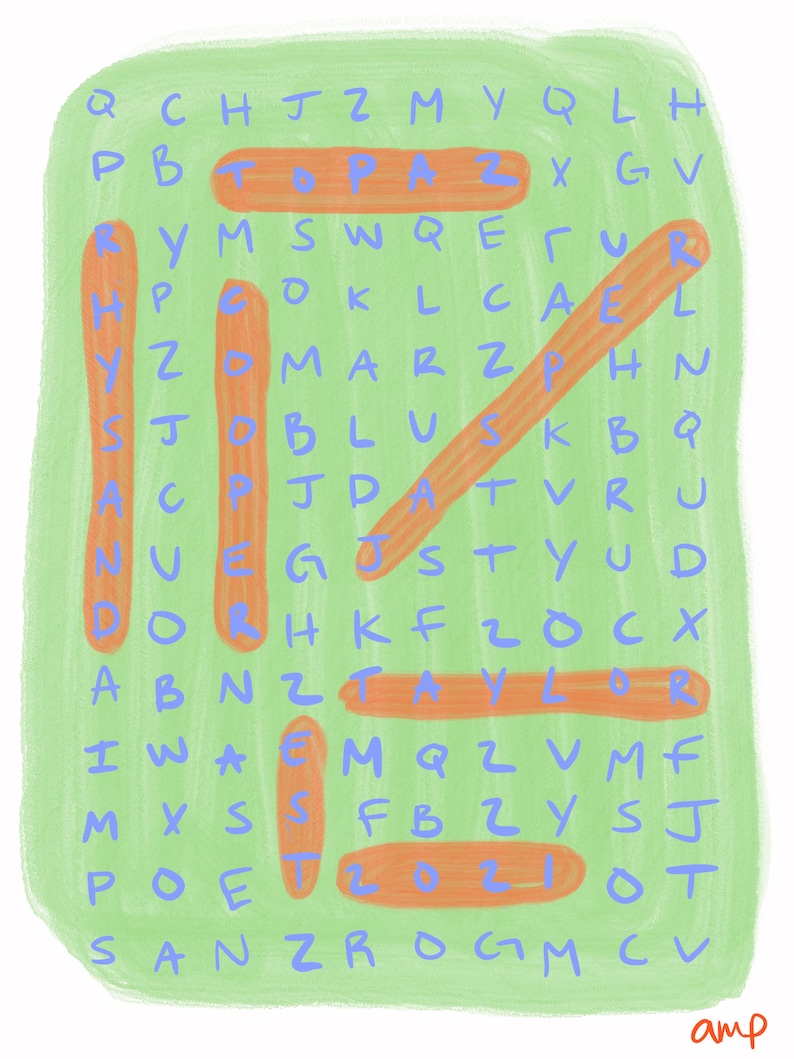 Custom Word Search Print|poster|wall Art - Etsy