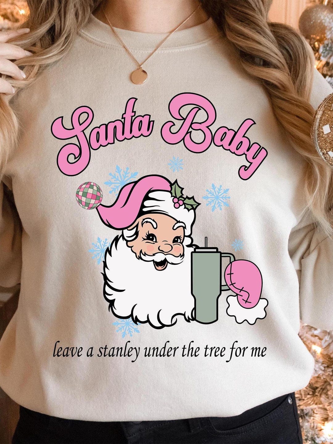 Santa Baby Leave PNG Sublimation Christmas Retro Santa Claus Christmas ...
