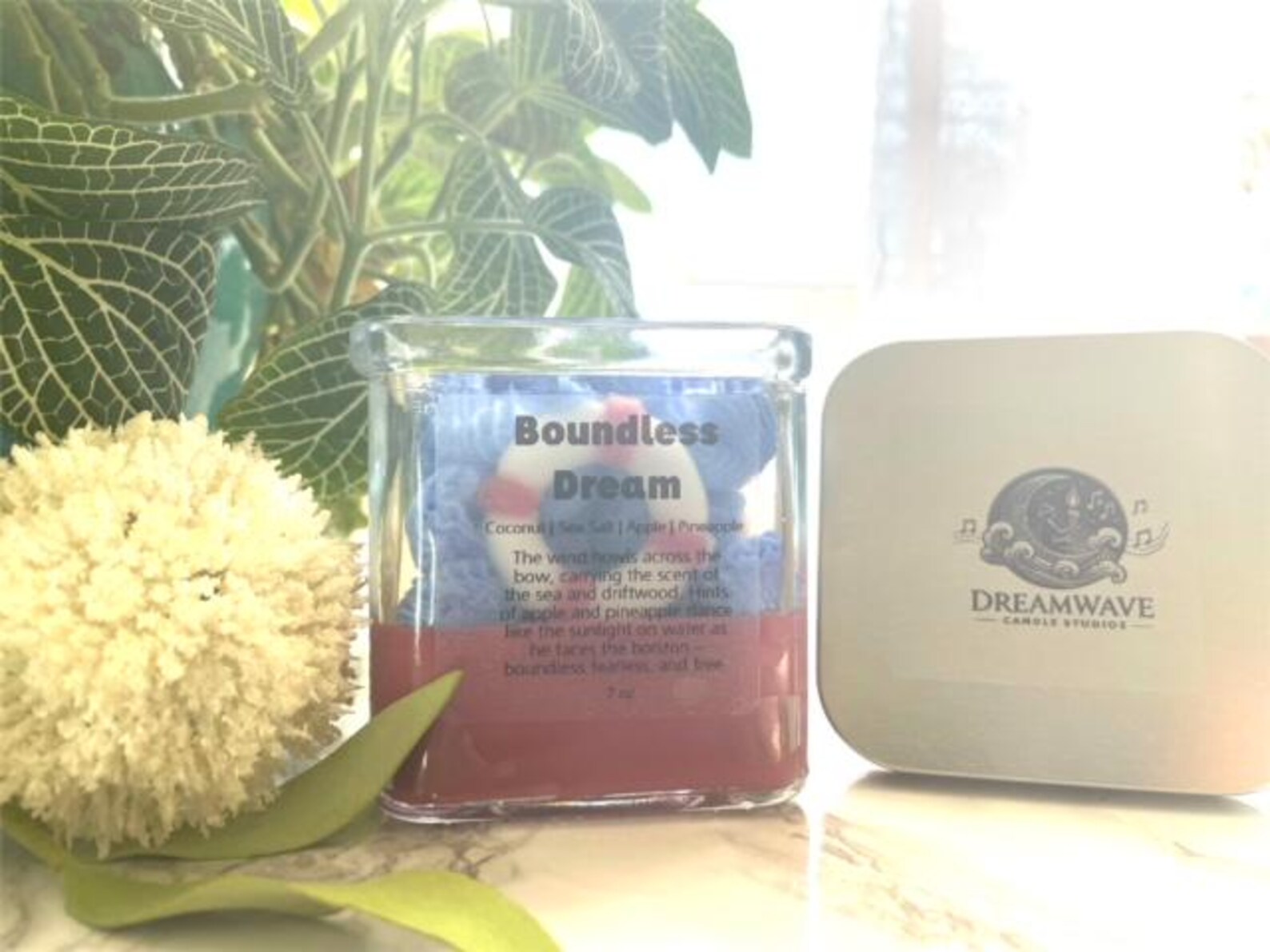 Luffy Inspired Anime Candle Boundless Dream. Tropical Scented Gift for ...