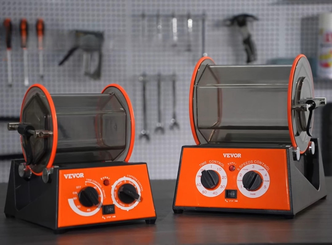 Rotary Tumbler Surface Polisher Jewelry Drum Polishing Machine Gem DIY ...