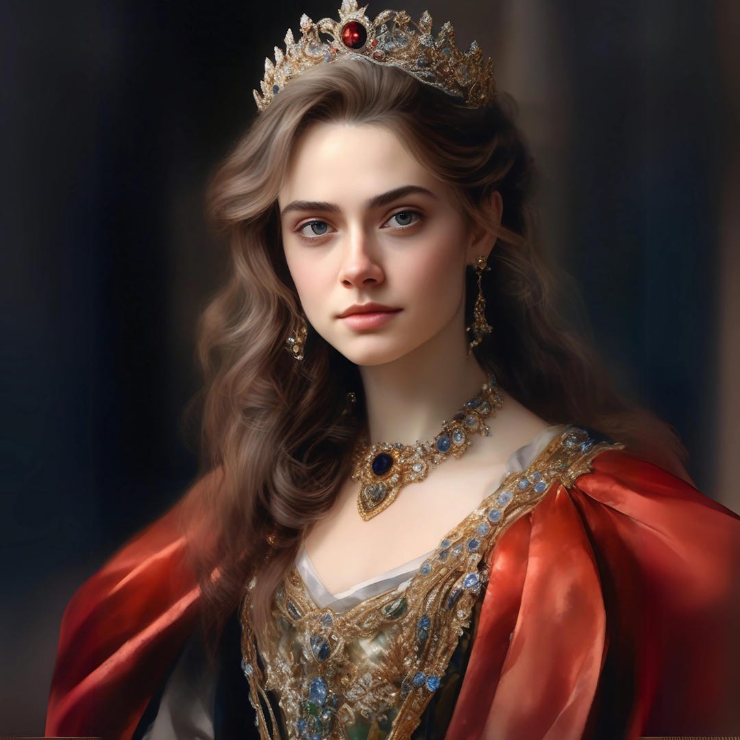 Custom Queen Portrait From Photo, Renaissance Portrait, Unique ...