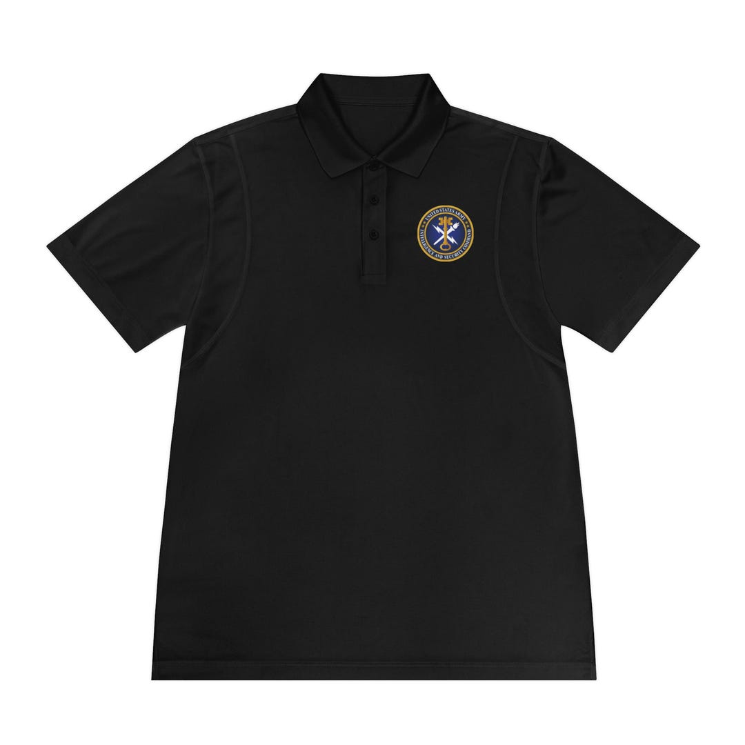 Military Intelligence Polo Shirt: Army INSCOM Logo, Moisture-wicking ...