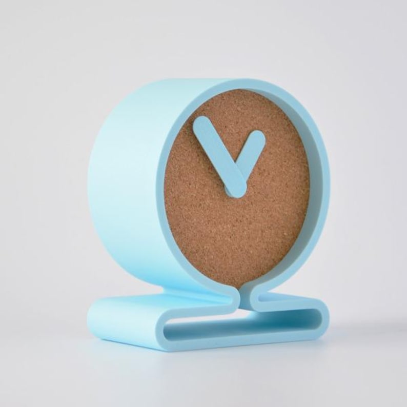 Modern Desk Clock, Minimalist Home Office Decor, Desk Accessory - Etsy