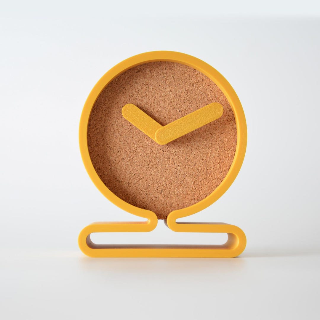 Modern Desk Clock, Minimalist Home Office Decor, Desk Accessory - Etsy
