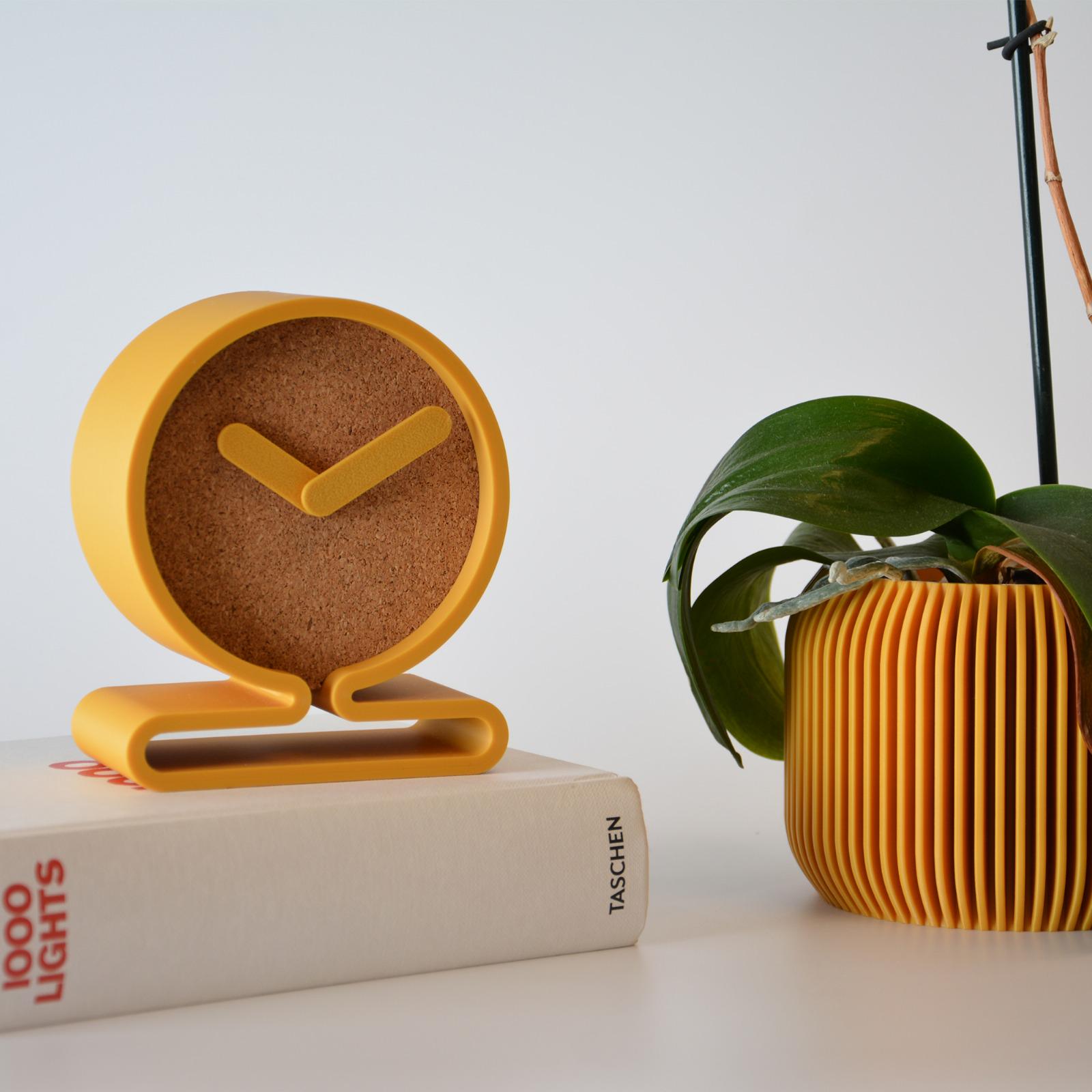 Modern Desk Clock, Minimalist Home Office Decor, Desk Accessory - Etsy