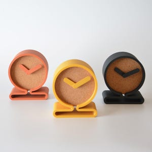 Modern Desk Clock, Minimalist Home Office Decor, Desk Accessory - Etsy