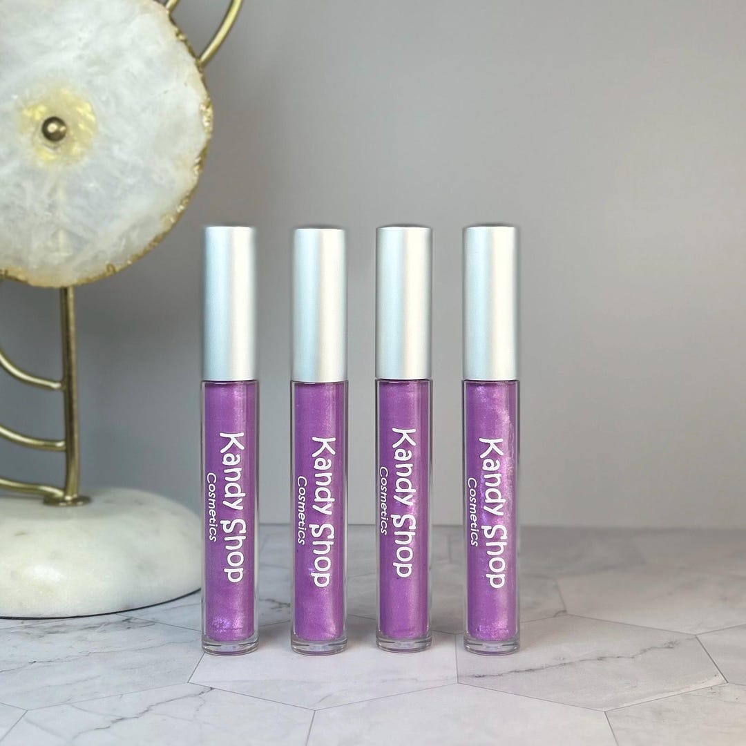 Purple Lipgloss | Labial Hidratante | Gloss Ligero | Brillo Violeta Con ...