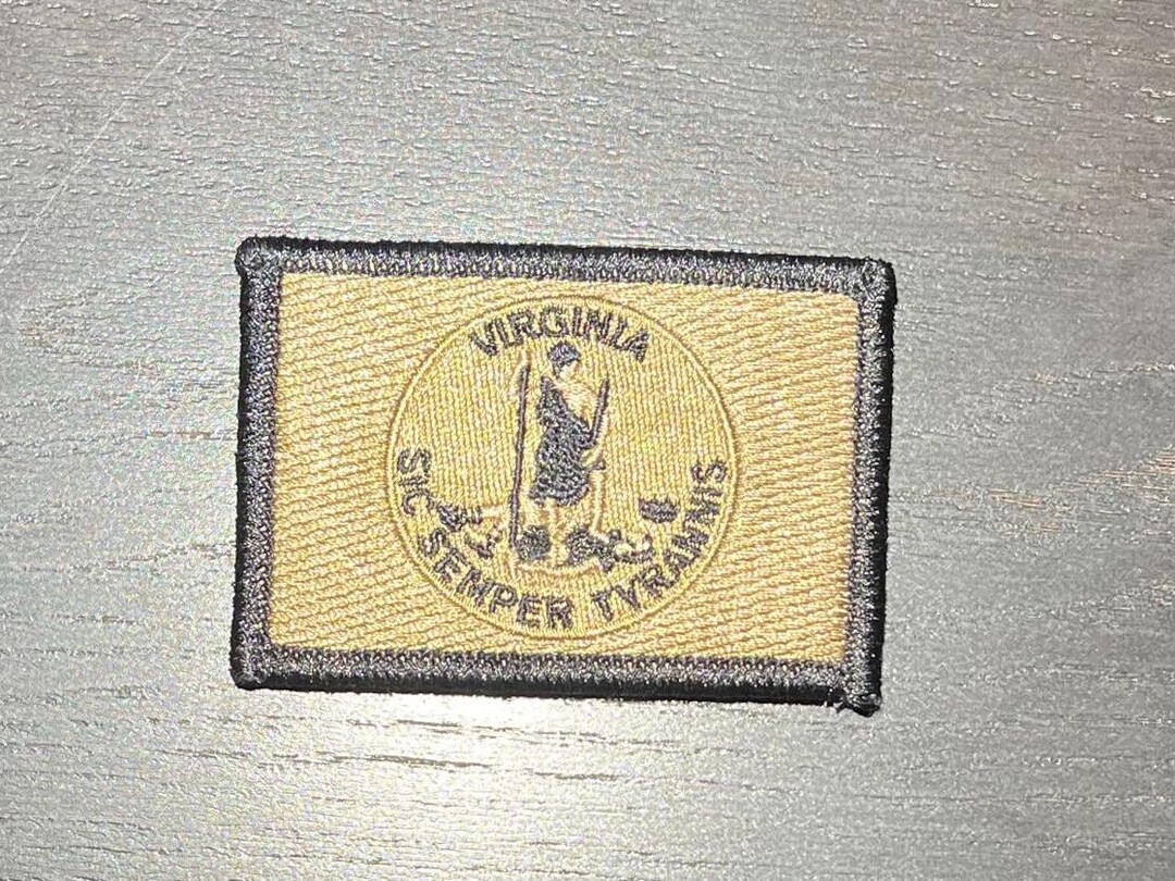 State of Virginia Velcro Patch - Etsy