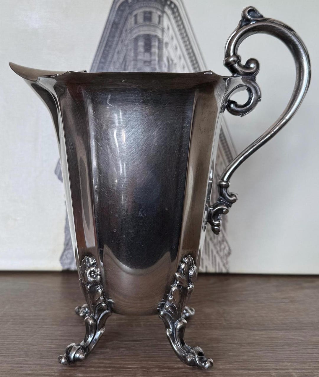 Vintage Silver Plated Water Pitcher - Etsy