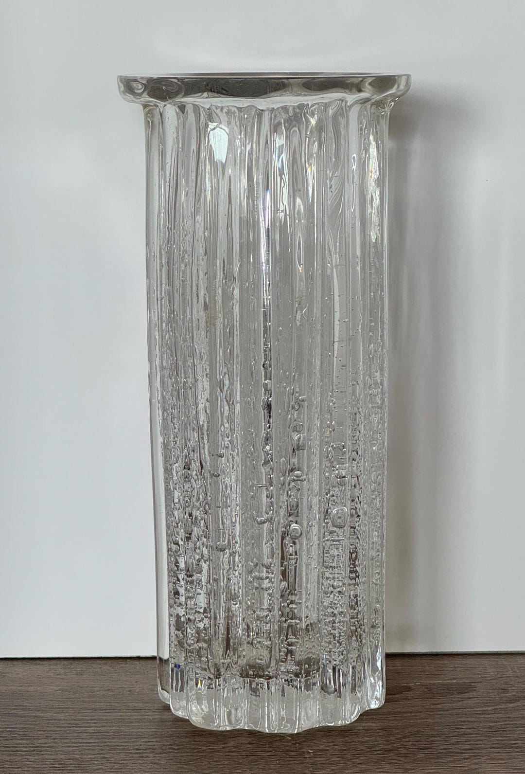 Vintage Hadeland Norway Atlantic Glass Vase by Willy Johansson - Etsy