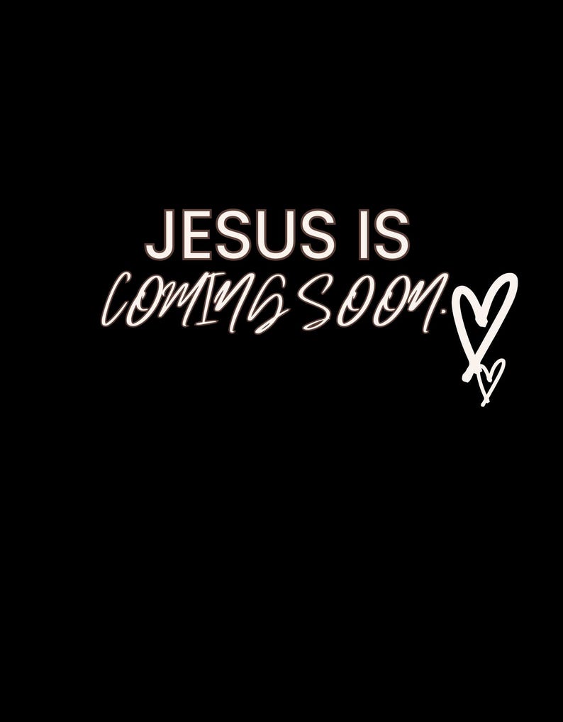 Jesus is Coming Soon T-shirt - Etsy