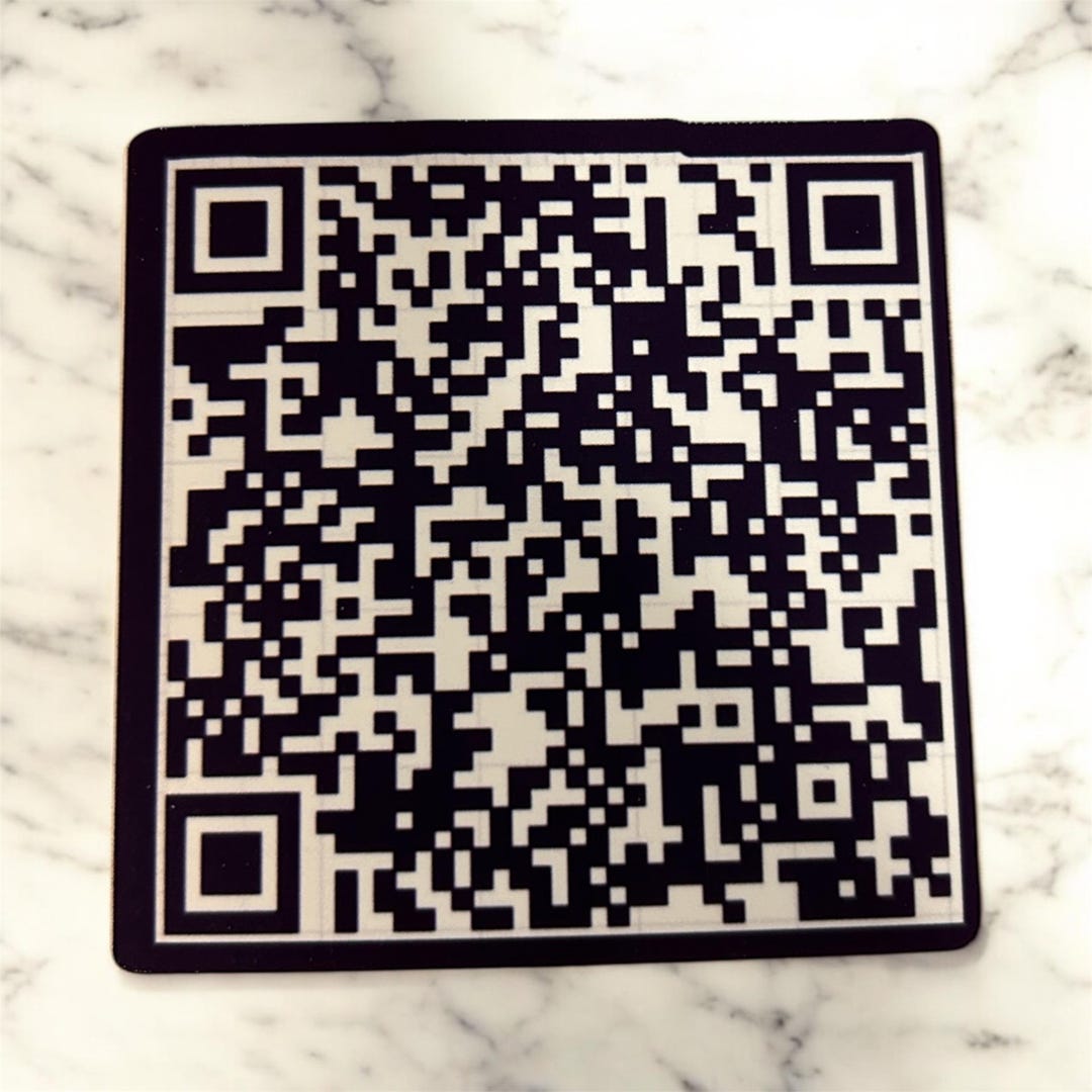 Fu QR Code Sticker - Etsy